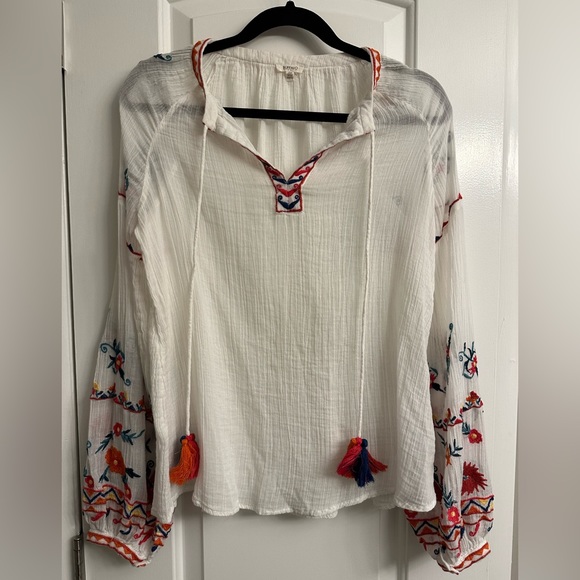 Buffalo David Bitton | Tops | Buffalo Size Xs Seethrough Blouse In ...